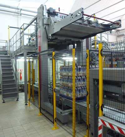 High level infeed palletizer - Antares - FMT - for loads / package / carton