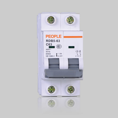 AC circuit breaker - RDB5-63 Series - PEOPLE ELE. APPLIANCE GROUP CO., LTD. - short-circuit ...