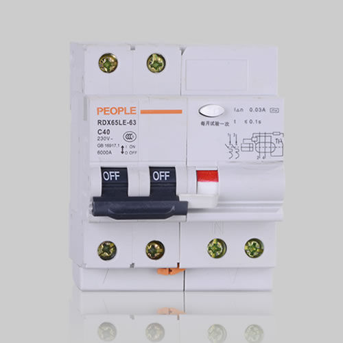Earth-leakage residual current circuit breaker - RDX65LE-63 series ...