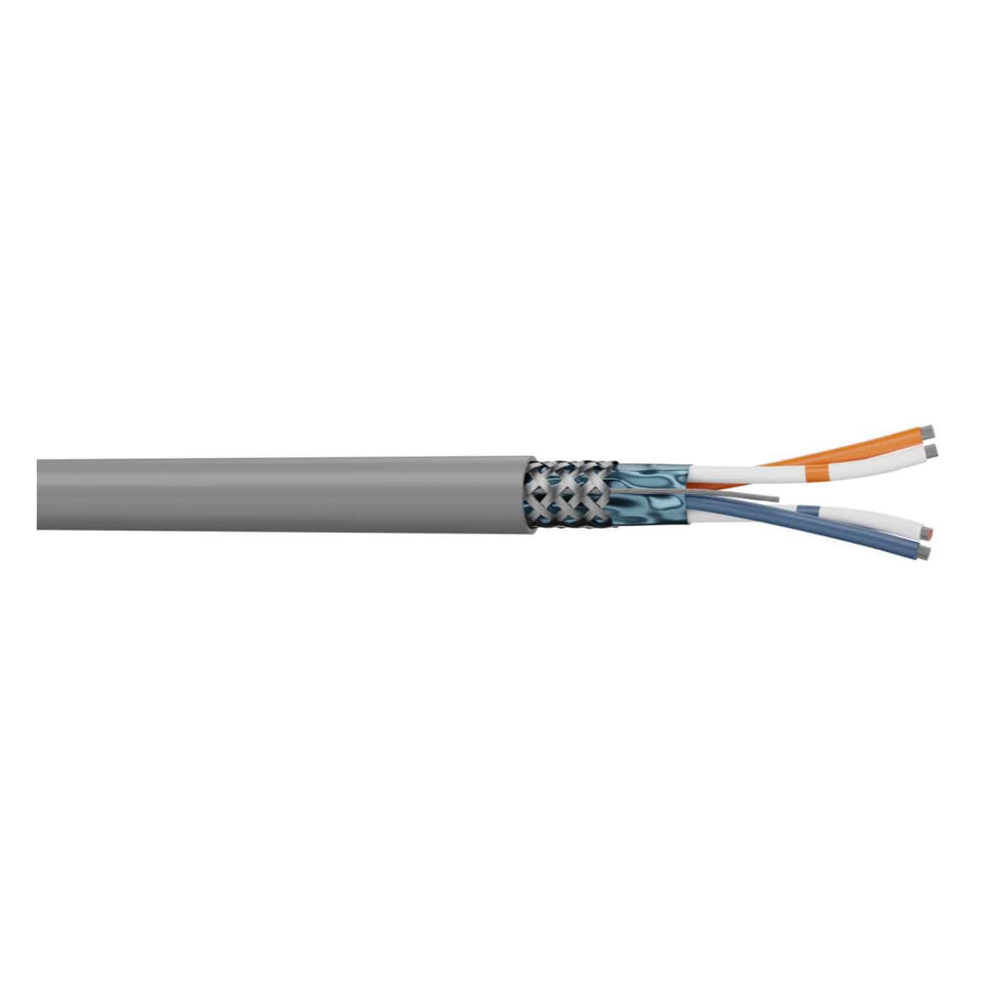 Electrical data cable - LCAE MPSS224-120 SH - CAE GROUPE - stranded / copper / blue