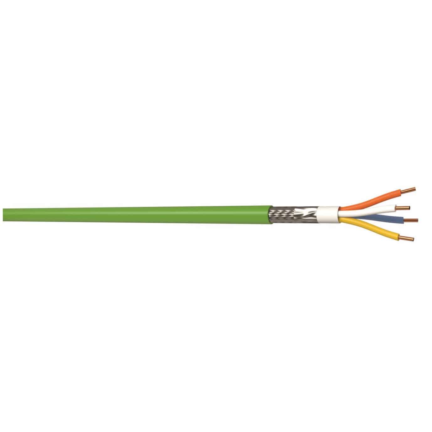 Electrical data cable - PNET A - CAE GROUPE - aluminum / industrial / green