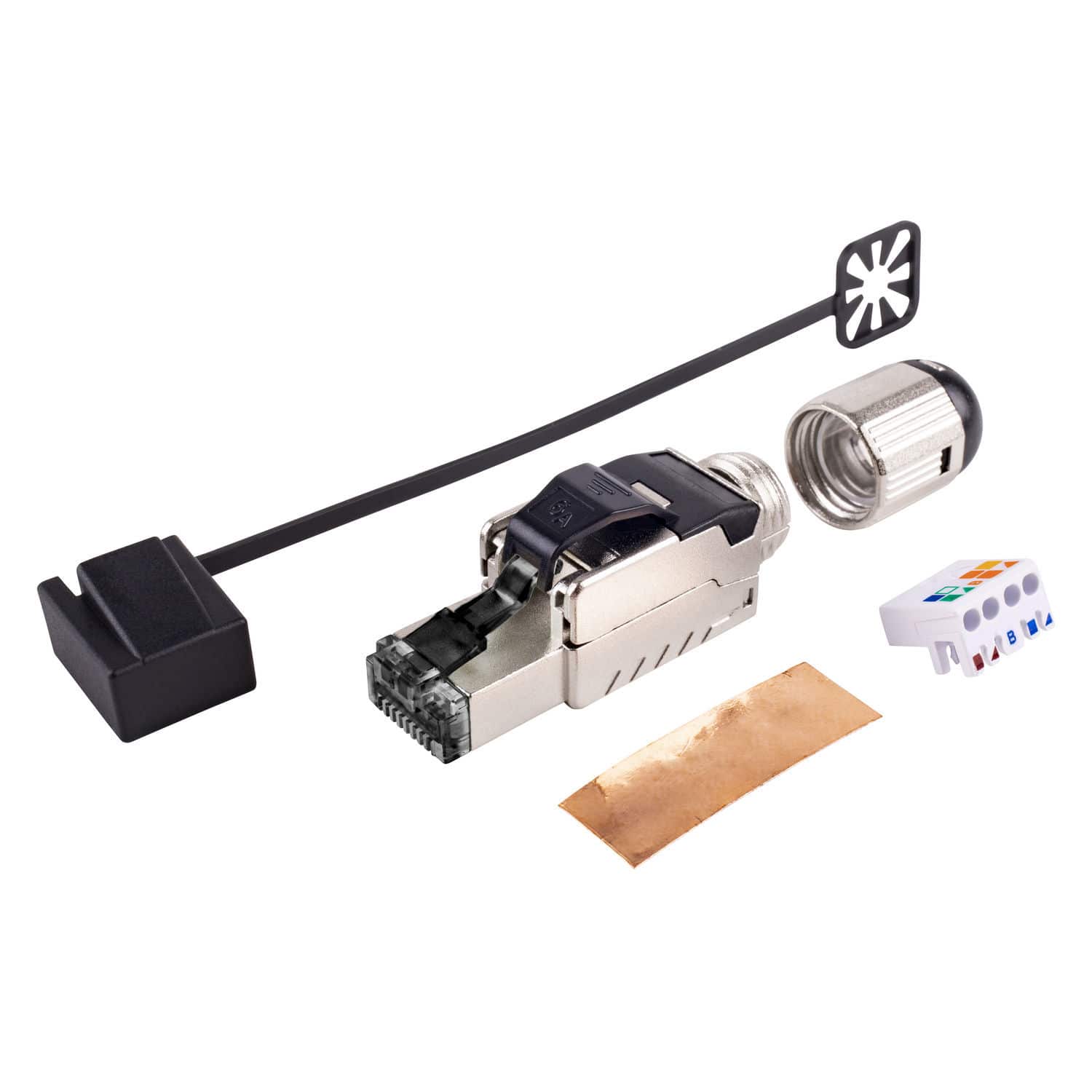 RJ45 connector plug - I4PLEC6AFS - CAE GROUPE - rectangular / male ...