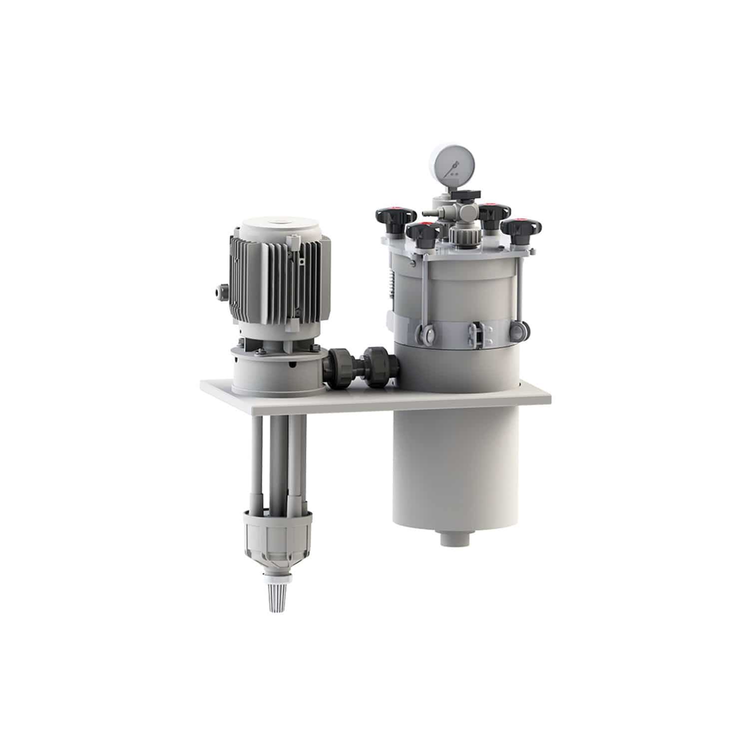 Cartridge pump - J25 - Siebec - filter / for industrial water / acid