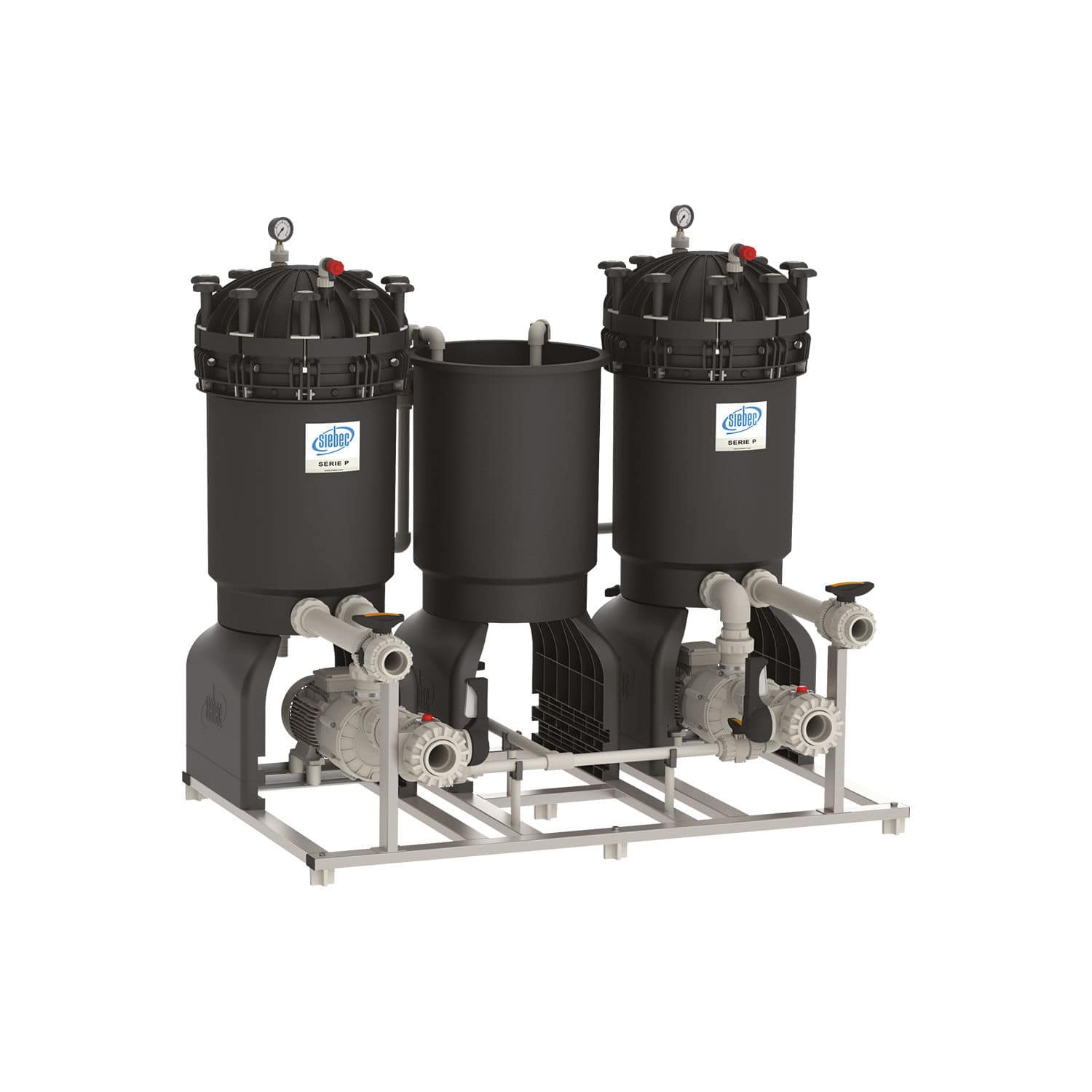 Cartridge pump - PMAX - Siebec - filter / for industrial water / oil