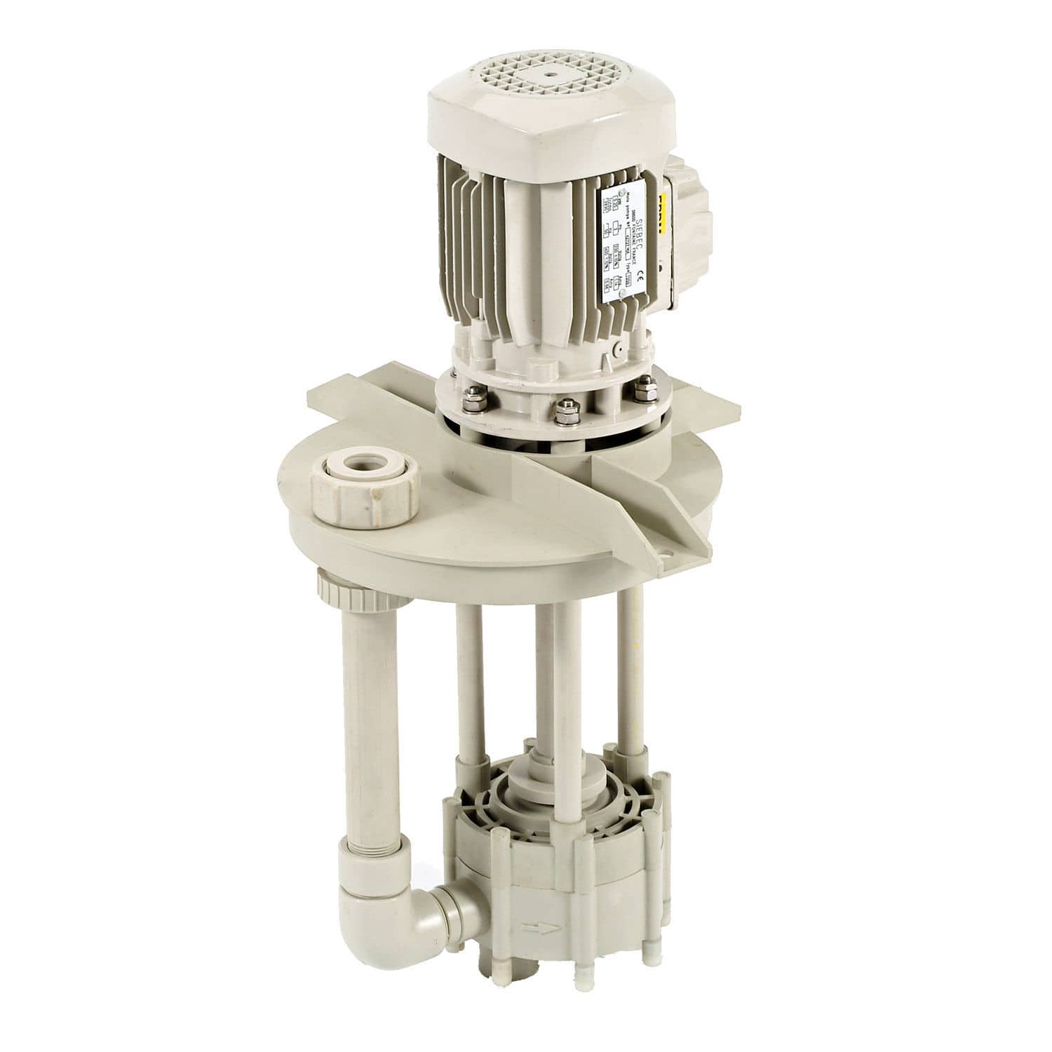 Vertical pump - T70 - Siebec - centrifugal / for effluents / electric