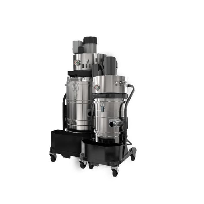 Industrial vacuum cleaner - APS 203 ST - Siebec - dry / three-phase ...