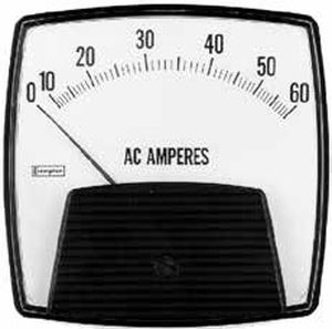 AC ammeter - Saxon series - Crompton Instruments - analog / flush-mount