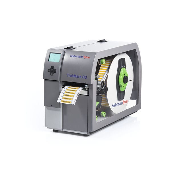 Thermal transfer label printer - TrakMark DS-PL-GY - HellermannTyton