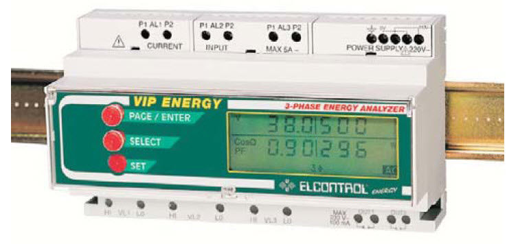 Electrical network analyzer - max. 550 V, 20 - 600 Hz | VIP ENERGY ...
