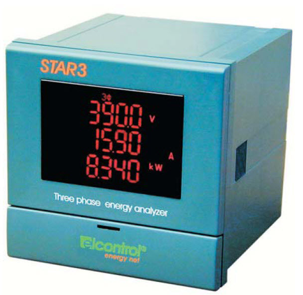 Multifunction measuring instrument - STAR3 - ELCONTROL - panel-mount