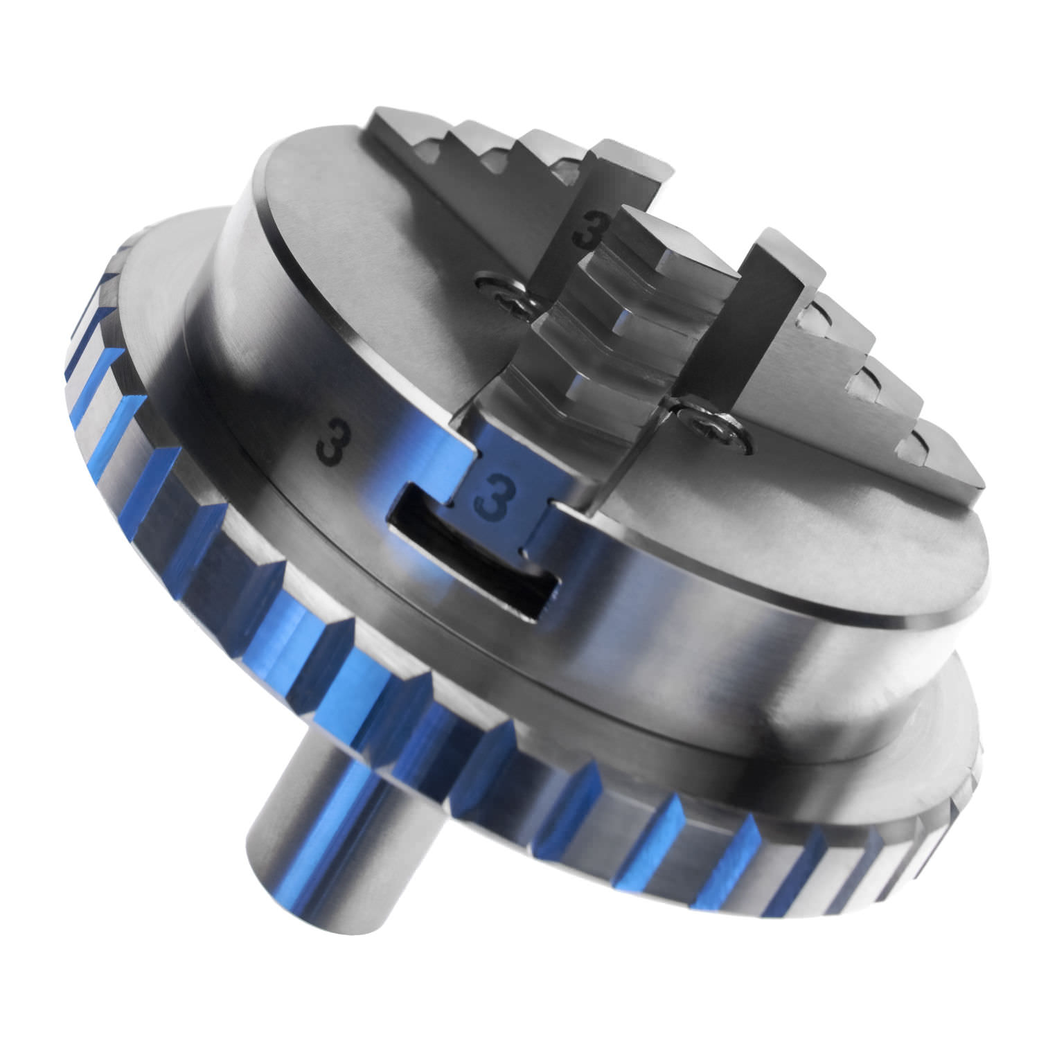 3-jaw turning chuck - DBF series - Koch Maschinenbau GmbH&Co.KG - EDM