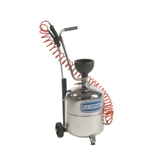 Mobile spray unit - 332 series - Flexbimec - liquids / stainless steel