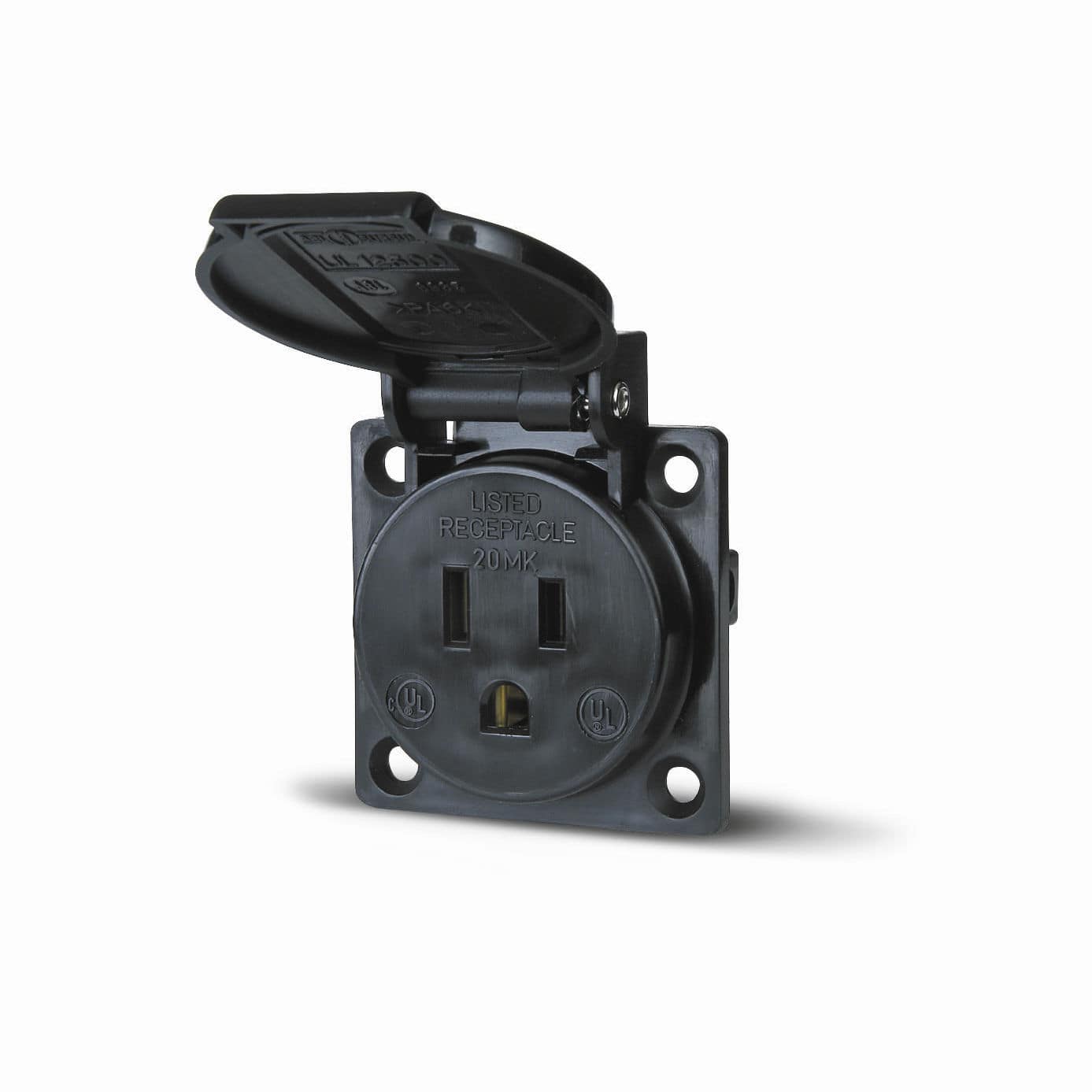 Wall-mounted electrical socket - 20401369 - Presa USA - Giovenzana ...