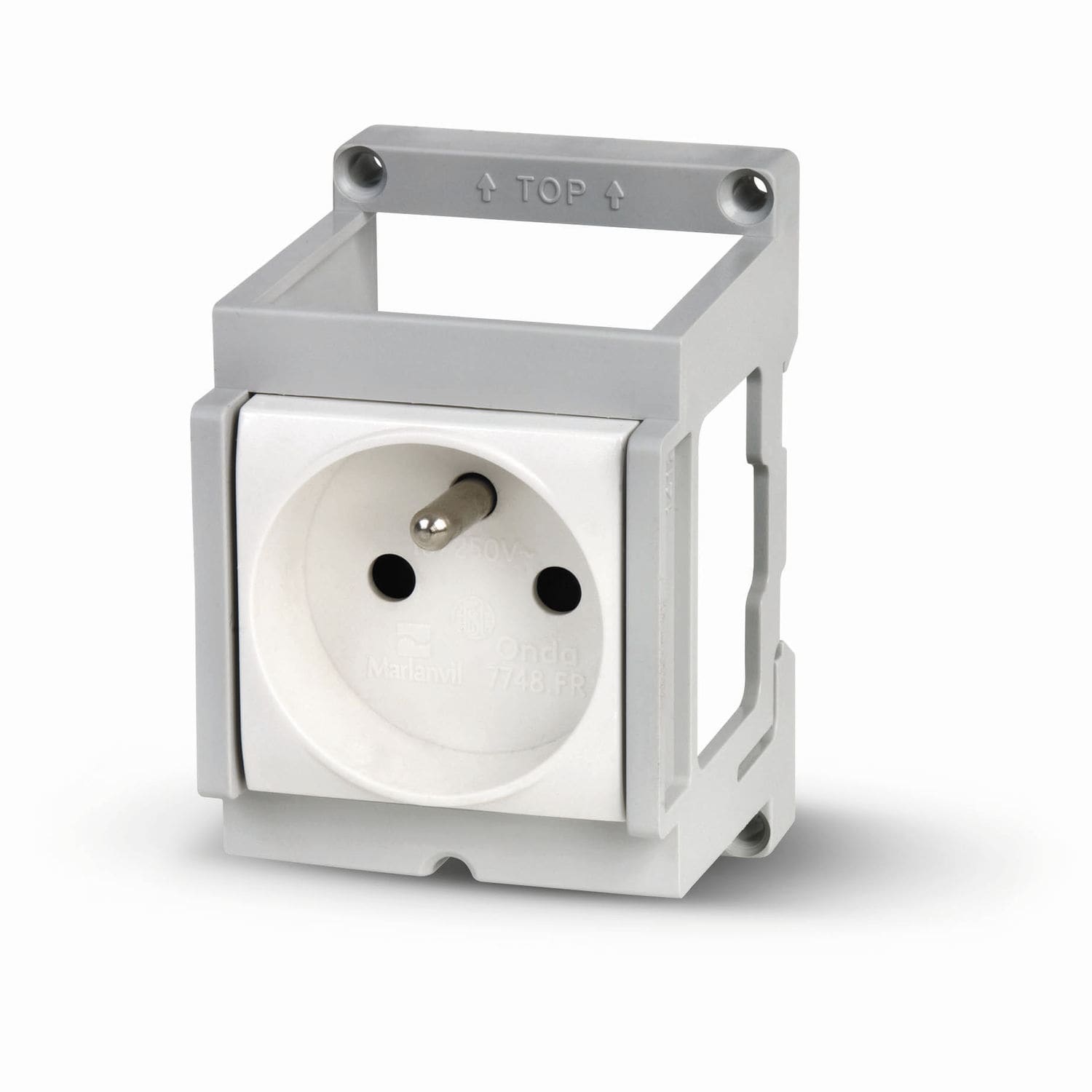 Wall-mounted electrical socket - 1412.FR - Presa FR - Giovenzana ...