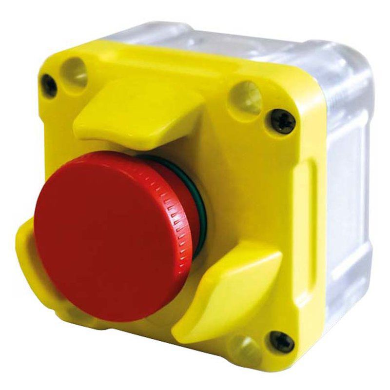 Mushroom push-button switch - GML001P - Giovenzana International B.V. - emergency stop / IP65 ...