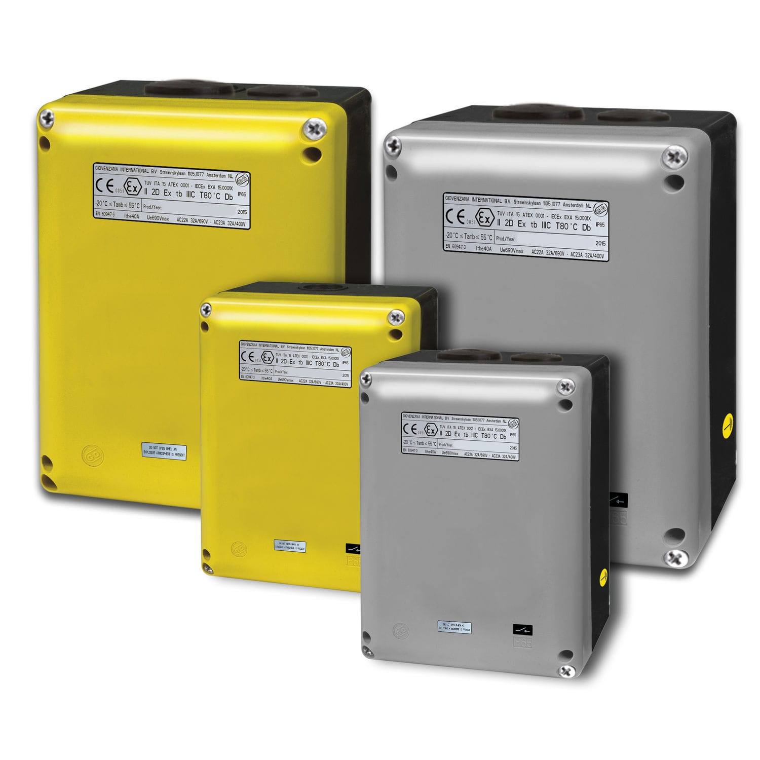 ATEX enclosure - BNA/8NGEX, BNA/8NYEX, BNB/8NGEX, BNB/8NYEX ...