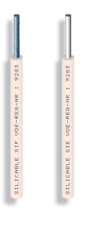 Insulated hook-up wire - SILICABLE® SIE / SIF series - OMERIN - copper ...