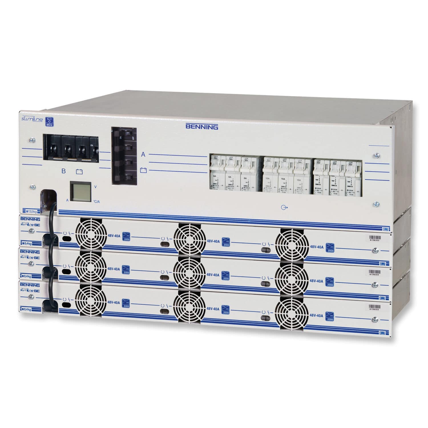 Rack-mount power supply - SLIMLINE SE - Benning - 1U / DC/DC / ISO