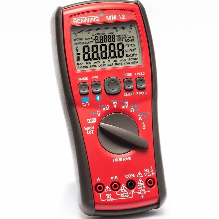 Digital multimeter - MM 12 - Benning - portable / 1000 V / 600 V