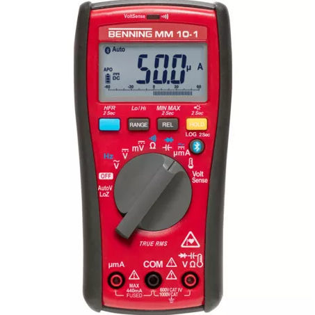 Digital multimeter - MM 10-1 - Benning - portable / 600 V / cat III