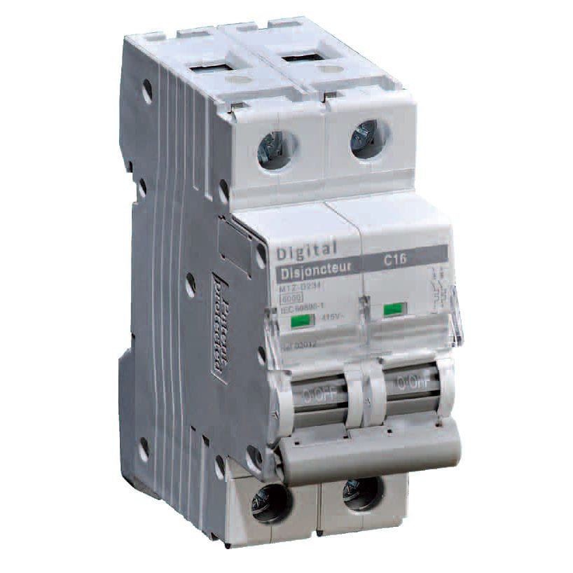 Thermal-magnetic circuit breaker - DIGITAL ELECTRIC - AC / bipolar ...