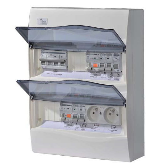 Equipped electrical enclosure - DIGITAL ELECTRIC - wall-mounted ...