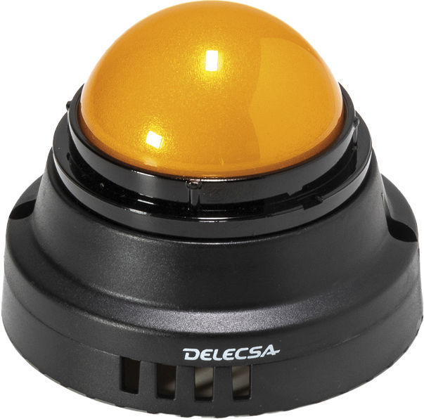 Blinking indicator light - D-426ZB - DELECSA - steady / LED / surface-mount