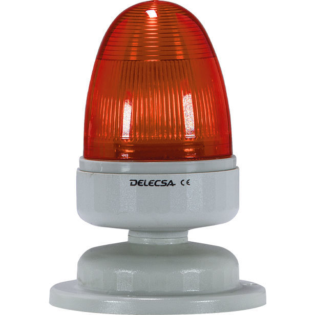 Blinking indicator light - D-547S - DELECSA - steady / LED / surface-mount