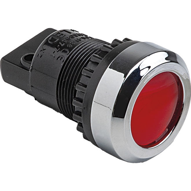 LED indicator light - D-1415 - DELECSA - panel-mount / IP65 / AC/DC