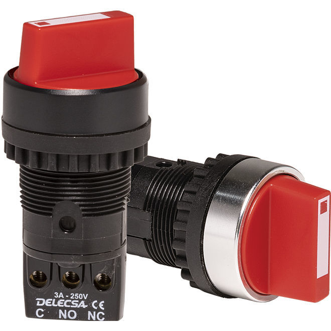 Selector push-button switch - D-4055 - DELECSA - selector knob ...