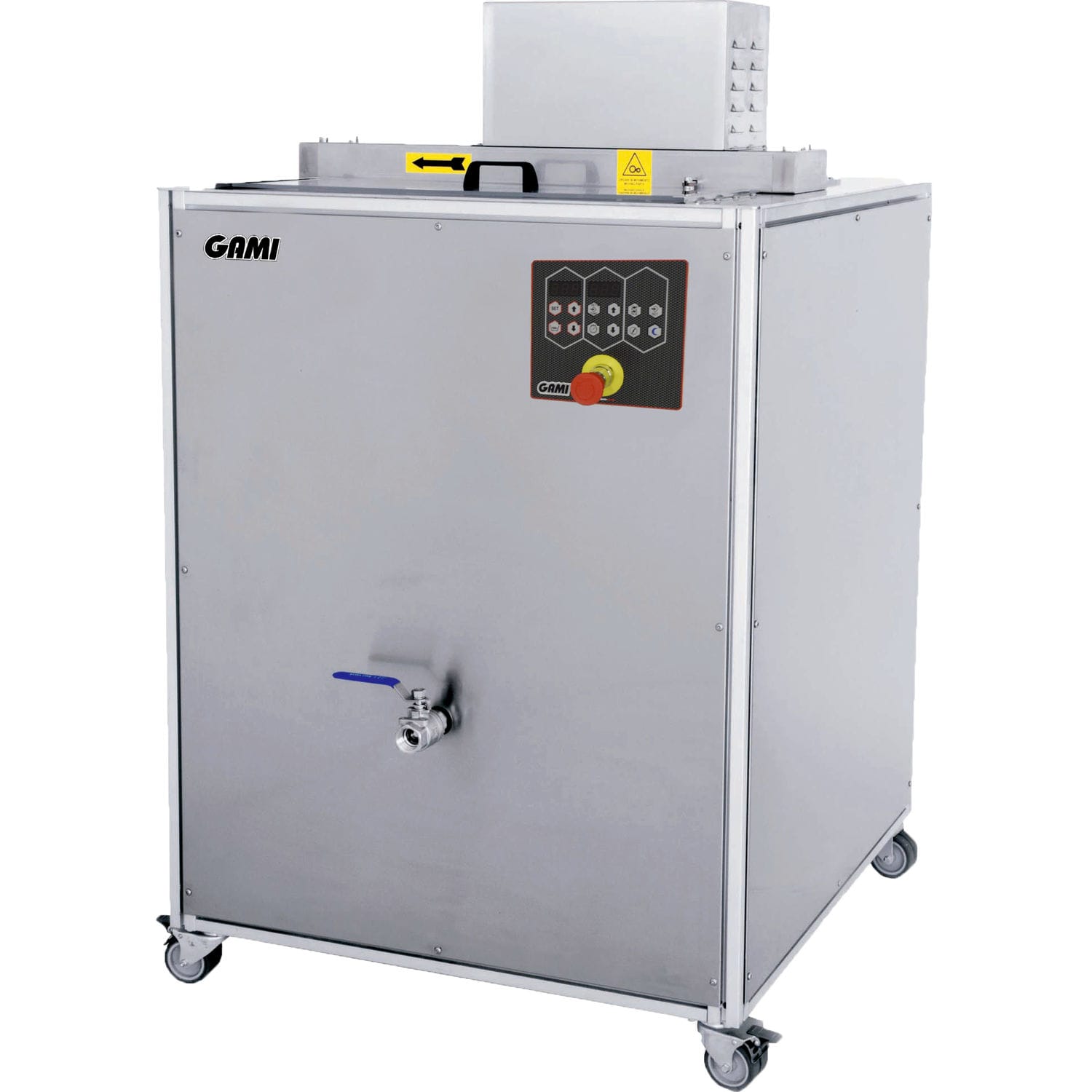 Storage tank - TS120 - GAMI s.r.l. - chocolate melting / metal / vertical