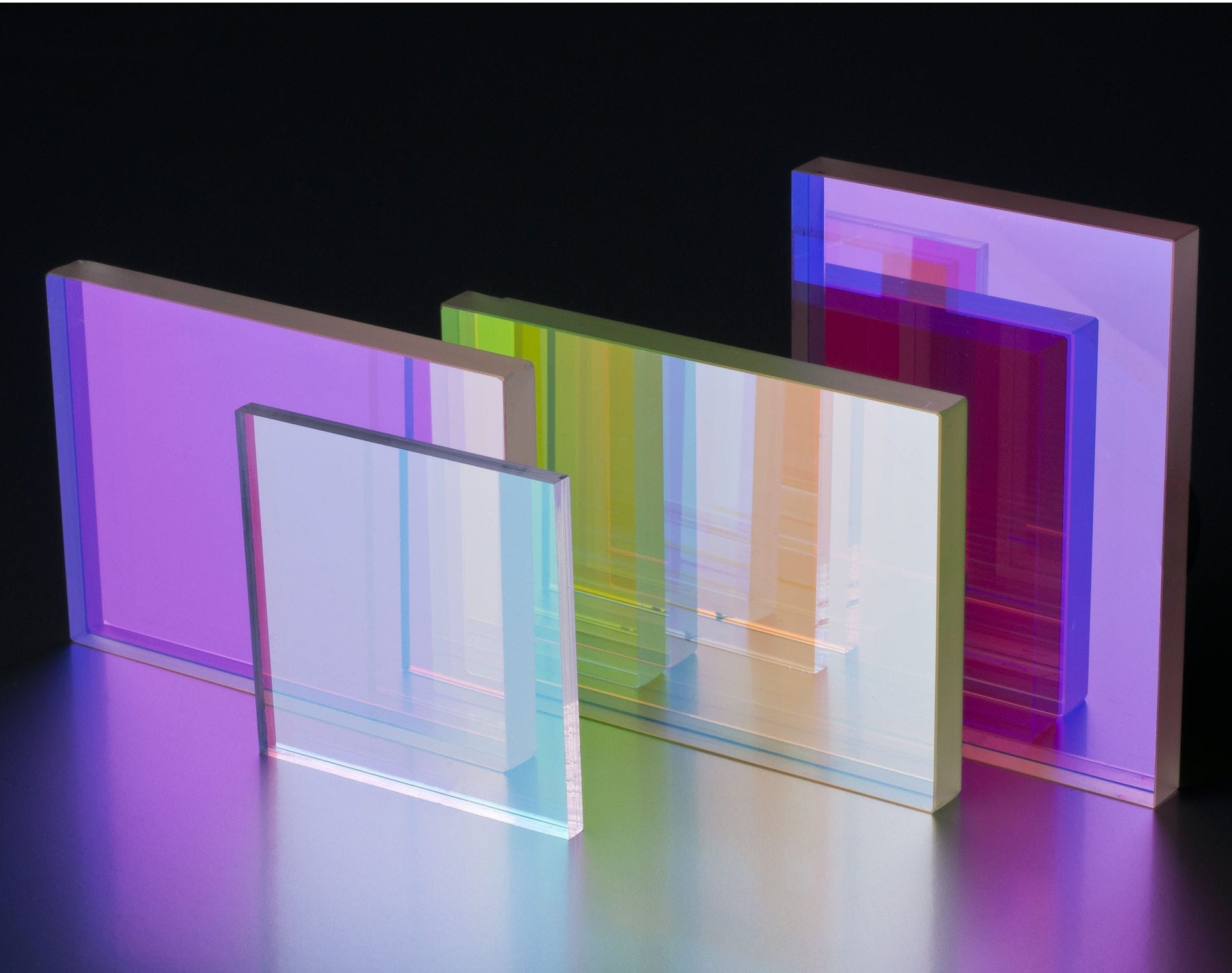 Dichroic optical filter - Alluxa - colored