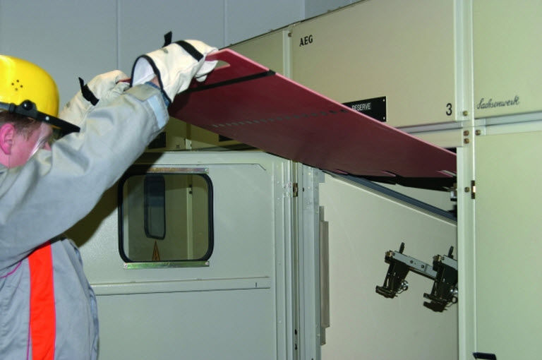 Protective shield for distribution switchgear insulation - ISP 36 PVC ...