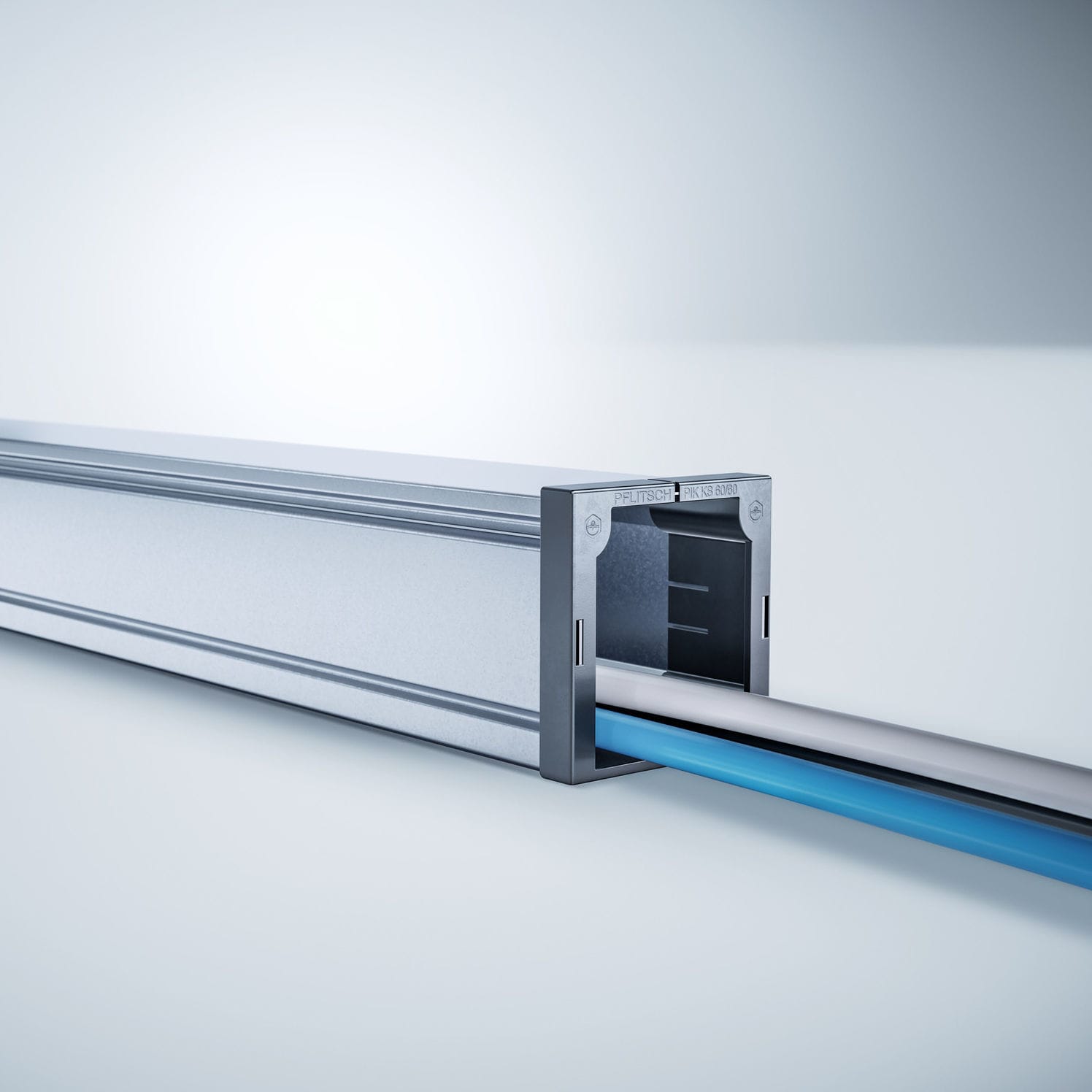 Sheet metal cable tray - PIK-Kanal - PFLITSCH GmbH & Co. KG