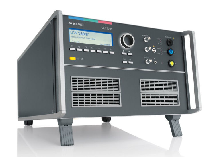Transient generator - max. 7 V, 16 A | EM Test UCS 500N7 - AMETEK ...