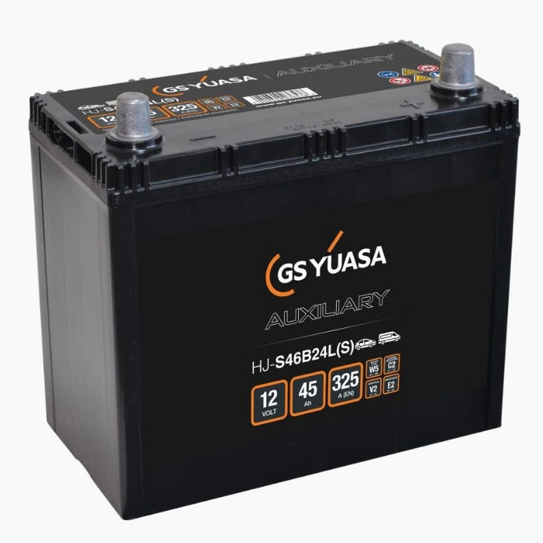 AGM battery - HJ-S46B24L(S) - GS Yuasa - 12 V / for electric vehicles / jumper