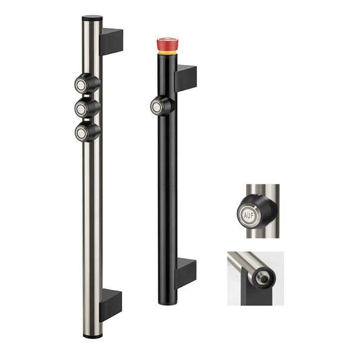 Functional handle - FG14 - Rohde AG - door / with push button / with ...