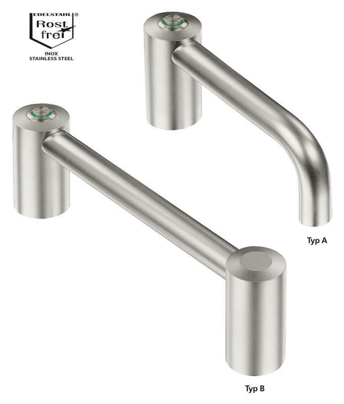 Functional handle - FG15 - Rohde AG - door / stainless steel / with ...