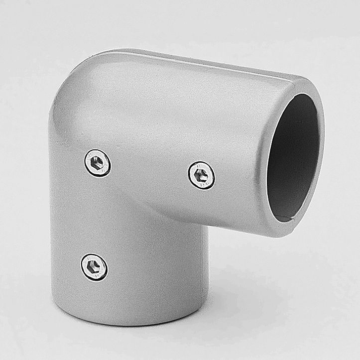 Elbow tube connector - Rohde AG - aluminum alloy