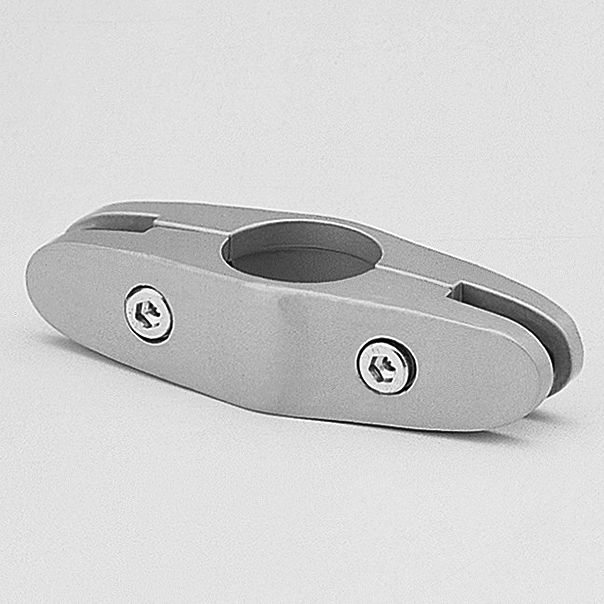 Round tube connector - Rohde AG - aluminum alloy / double fastener