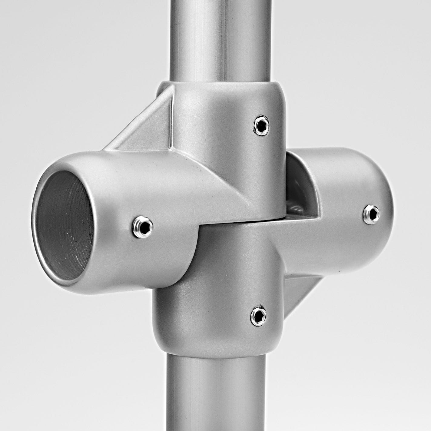 Cross tube connector - Rohde AG - aluminum alloy