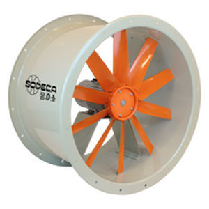 Wall-mounted fan - HCT/EC series - SODECA - reversible / IP55 / axial