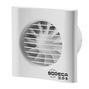 Wall-mounted fan - EDQUIET/S series - SODECA - IP44 / axial / extraction
