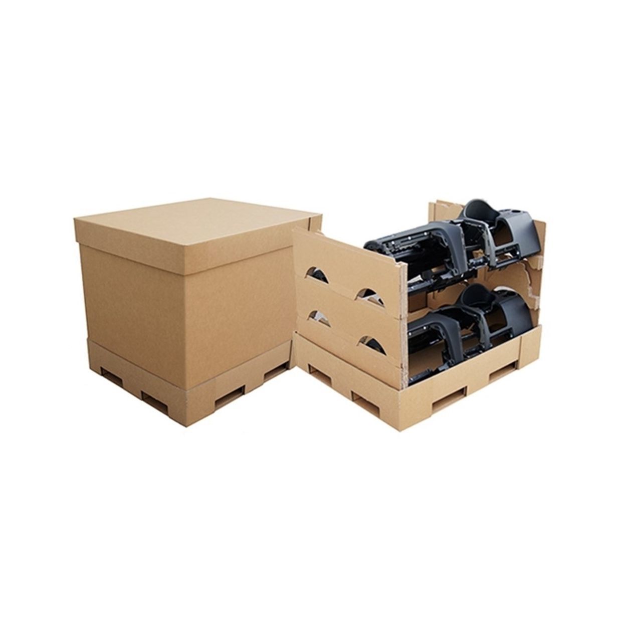 Cardboard pallet box - DS Smith - storage / transport / foldable