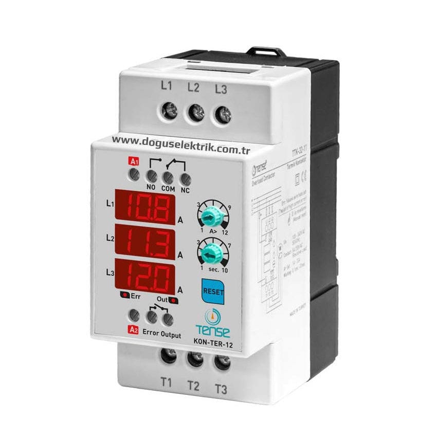 Overload relay - KON-TER 25 - Tense Electronic - three-phase / DIN rail ...