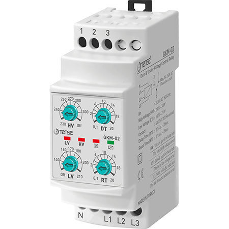 Over-voltage control relay - GKM-02 - Tense Electronic - under-voltage ...