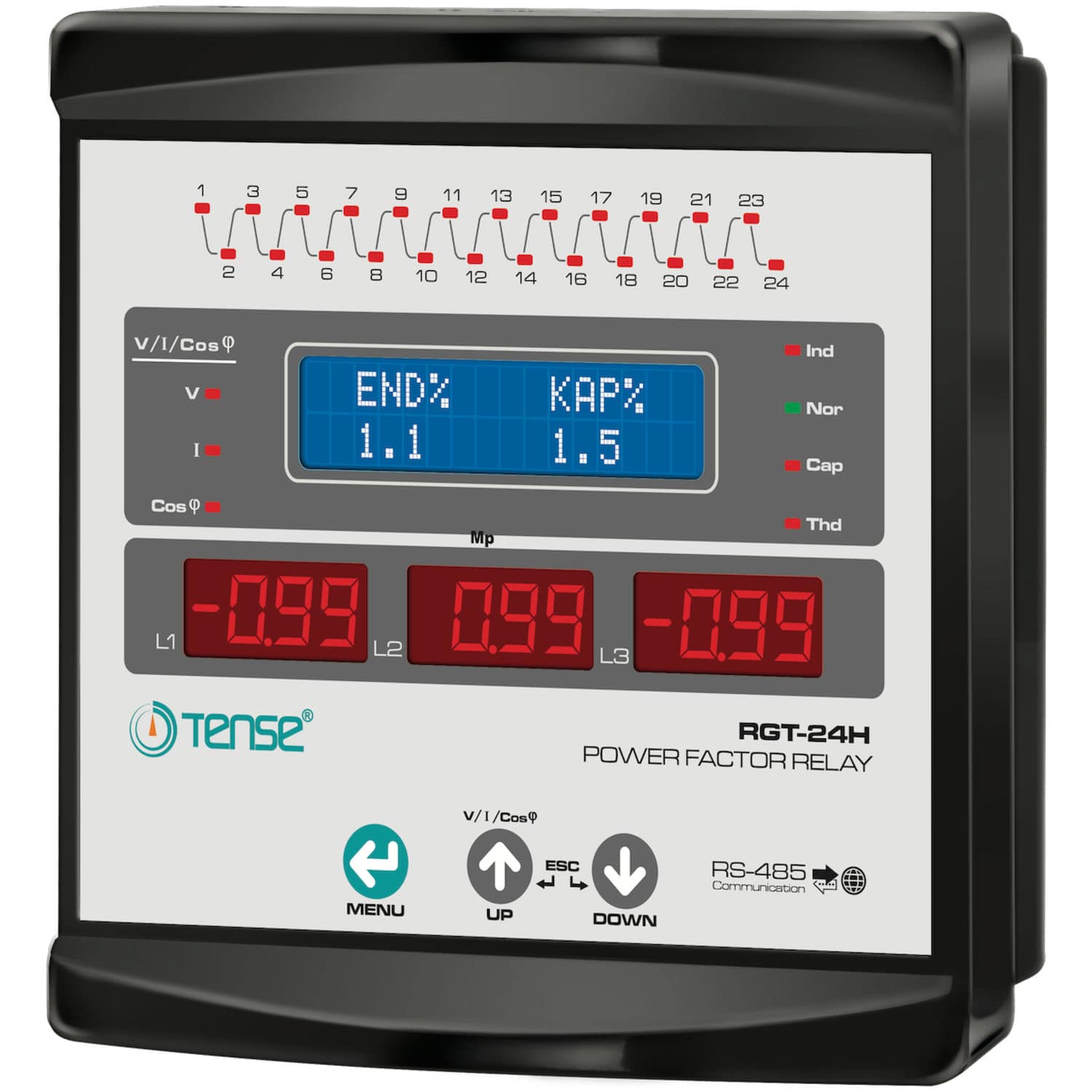 Reactive power controller with built-in communication - RGT-24H - Tense ...