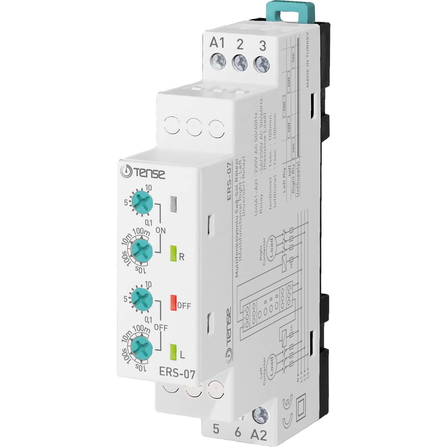 AC solid state relay - ERV-ST - Tense Electronic - DIN rail / for motors