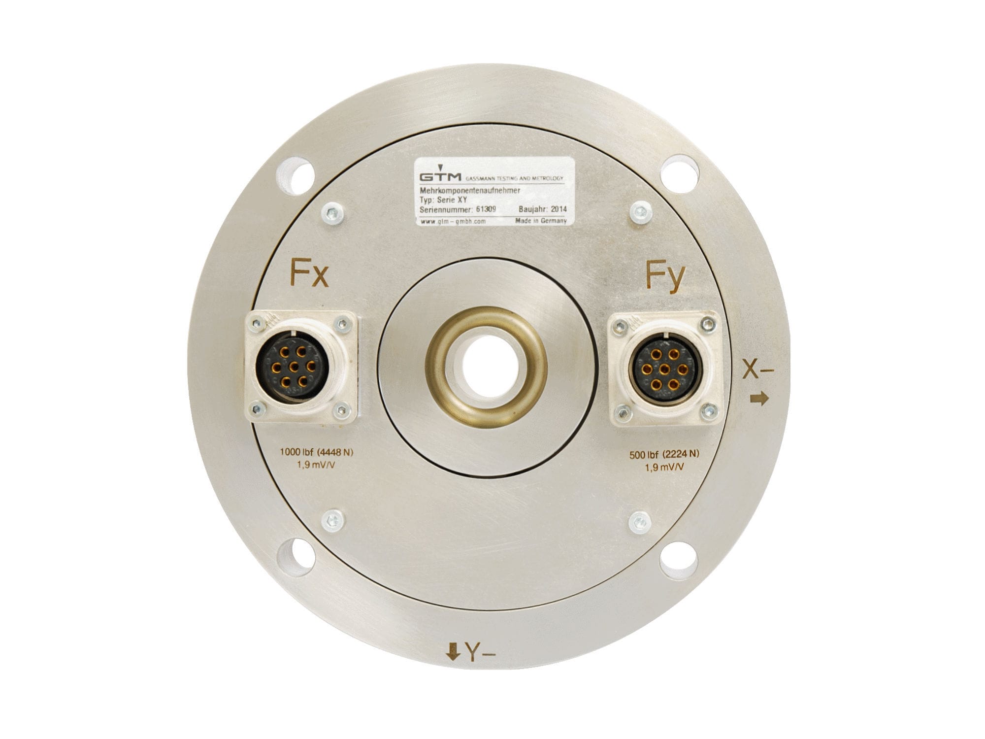 2-axis force transducer - XY series - GTM Gassmann Testing Metrology ...