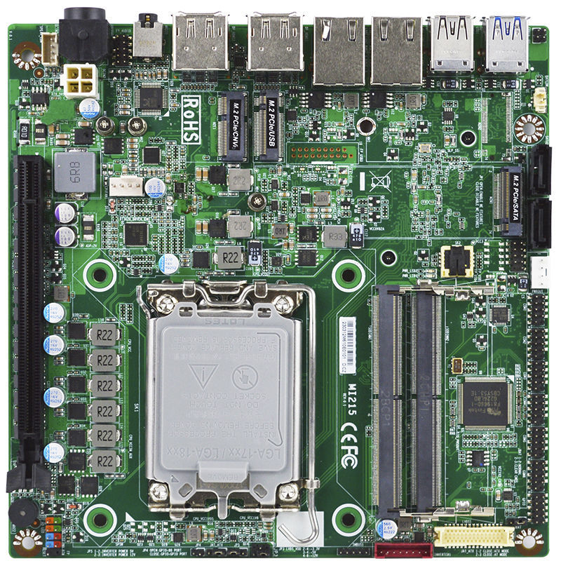 Mini-ITX motherboard - MI215H6100 - Jetway Information Co., Ltd. - Intel® Celeron® / Intel® Core ...